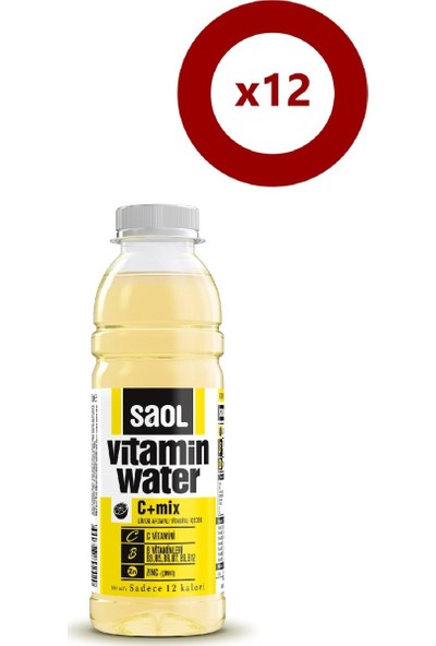 Saol C-Mix Vitaminli Su 12 x 500 ml