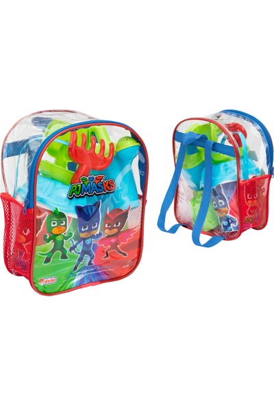 Dede Pj Masks Resimli Sırt Çantalı Plaj Set