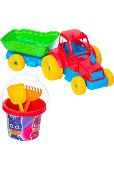Dede Pj Masks Traktör Plaj Set