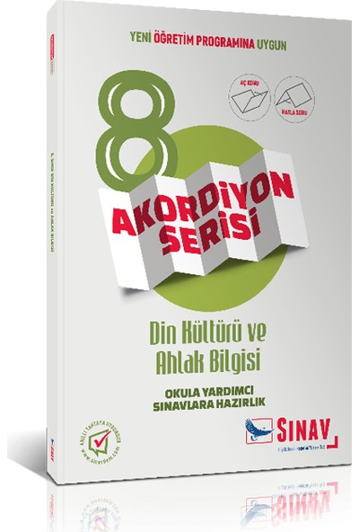 Sınav Yayınları 8. Sınıf Din Kültürü ve Ahlak Bilgisi Akordiyon Kitap