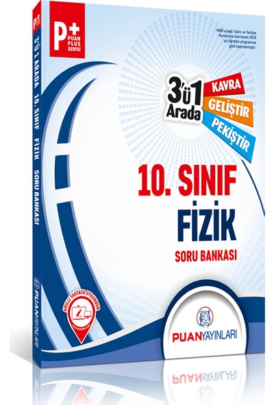 Puan Yayınları 10. Sınıf Fizik 3'ü 1 Arada Soru Bankası