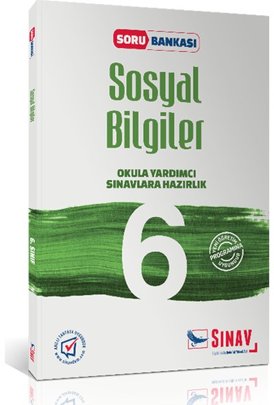 Sınav Yayınları 6. Sınıf Sosyal Bilgiler Soru Bankası