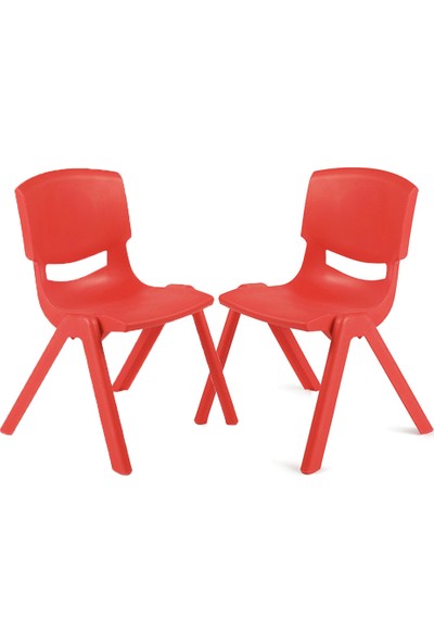 Banadabul Fiore Büyük Şirin Çocuk Sandalyesi Kirmizi 2Li Paket 3-7 Yaş İçin-white Banadabul Fiore Büyük Şirin Çocuk Sandalyesi Kirmizi 2Li Paket 3-7 Yaş İçin-white