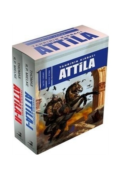 Tanrının Kırbacı Attıla Set 2 Kitap - Thomas R. P. Mıelke