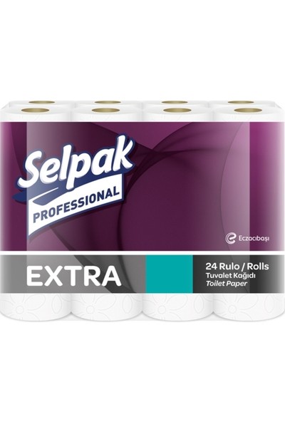 Selpak Professional Extra Tuvalet Kağıdı 24'lü 24 RULO Selpak Professional Extra Tuvalet Kağıdı 24'lü 24 RULO