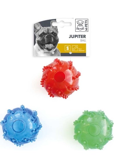 M-Pets Kköpek Ödül Hazneli Oyuncak Çap:8 Cm Kır.Mav.Yeş.