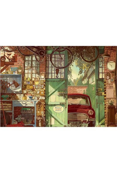 Educa Puzzle 1500 Parça Old Garage Arly Jones 18005