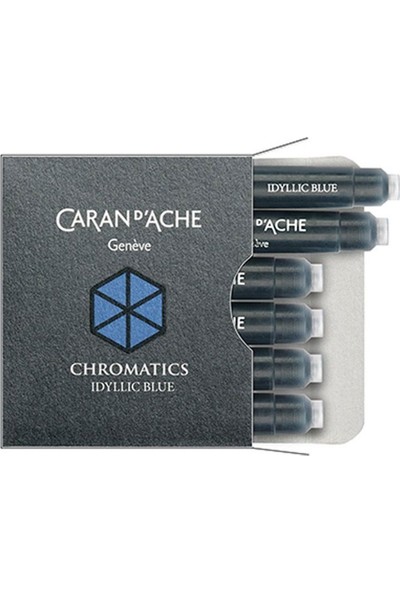 Caran d'Ache Dolmakalem Kartuşu Idyllic Blue 6'lı Caran d'Ache Dolmakalem Kartuşu Idyllic Blue 6'lı