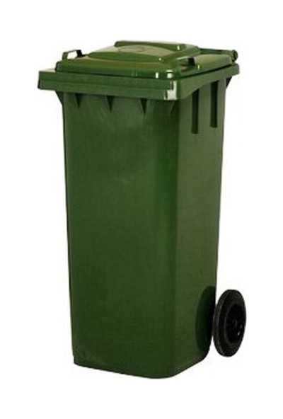 Zeyrek Plastik Çöp Konteyner 120 Litre Yeşil