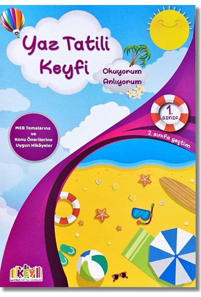 Key 1. Sınıf Yaz Tatili Keyfi + Fasikül Soru Bankası (2. Sınıfa Geçtim) Key 1. Sınıf Yaz Tatili Keyfi + Fasikül Soru Bankası (2. Sınıfa Geçtim)