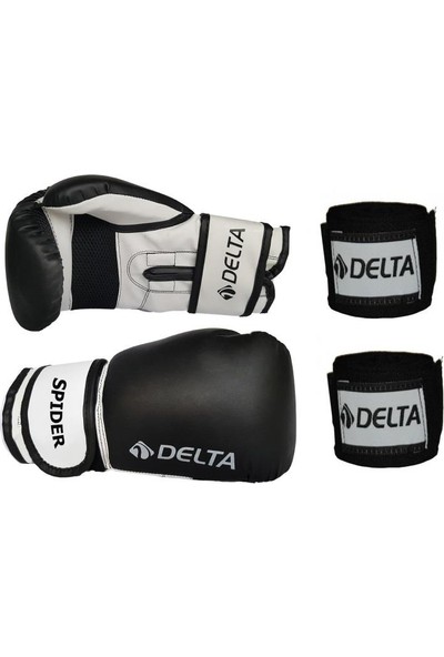 Delta Spider Dura-Strong Boks Eldiveni + Boks El Bandajı Seti Delta Spider Dura-Strong Boks Eldiveni + Boks El Bandajı Seti