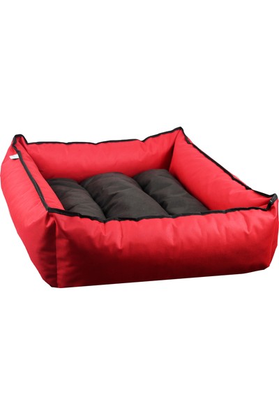 Ankafkex Sıvı Geçirmez Kırmızı Köpek Yatağı 75 x 65 cm