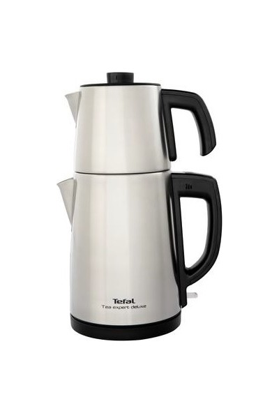 Tefal BJ5098TR Tea Expert Deluxe 1650 Watt Paslanmaz Çelik - Inox Demlikli Çay Makinesi [ Gri ]  -  9100036096