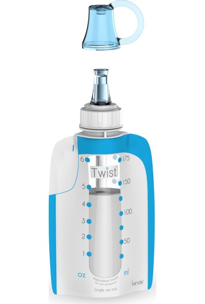 Kiinde Sippy Top Alıştırma Bardağı ve Pipetli Suluk Aparatı