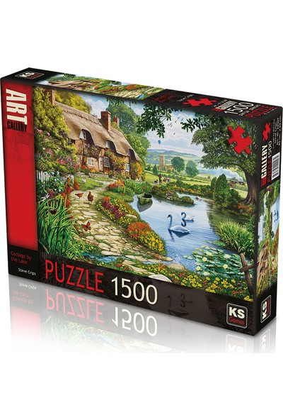 KS Games Cottage By The Lake 1500 Parça Puzzle KS Games Cottage By The Lake 1500 Parça Puzzle