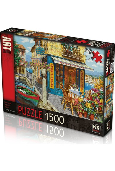 KS Games Ristorante Vecchia Urbino Puzzle - 1500 Parça KS Games Ristorante Vecchia Urbino Puzzle - 1500 Parça