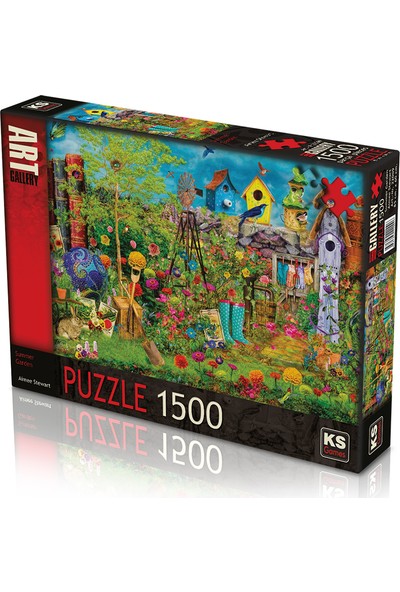 KS Games 1500 Parça Summer Garden Puzzle Aimee Stewart