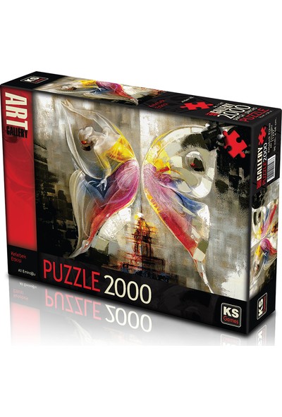 KS Games Kelebek Etkisi 2000 Parça Puzzle KS Games Kelebek Etkisi 2000 Parça Puzzle