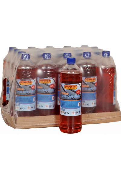 Powerten Yazlık Oto Cam Suyu 1 Litre 20 Adet Bir Koli Powerten Yazlık Oto Cam Suyu 1 Litre 20 Adet Bir Koli