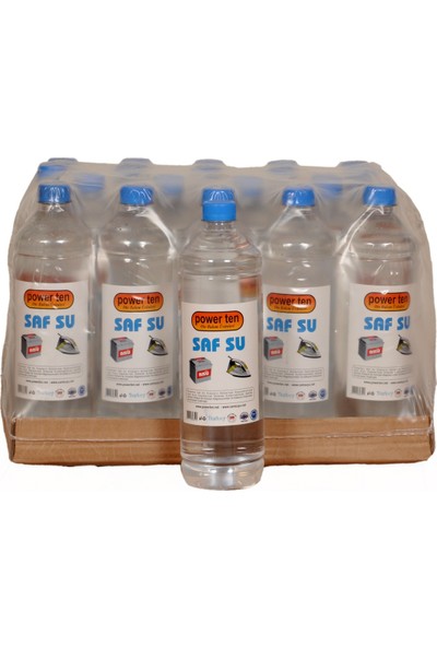 Powerten Saf Su 1 Litre 20 Adet Bir Koli