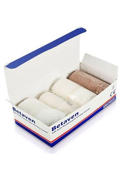 Betaven Dörtlü Çok Katlı Kompresyon Bandaj Sistemi