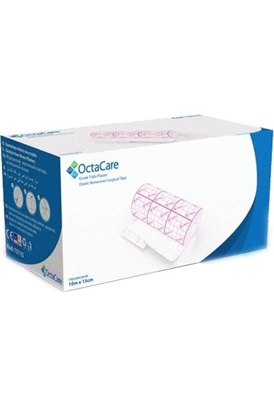 Octamed 5115 Esnek Flaster Fix Plaster 10m x 15cm 1 Adet Octamed 5115 Esnek Flaster Fix Plaster 10m x 15cm 1 Adet