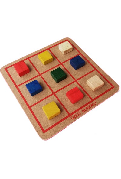 Kültür Renklerle Sudoku Ahşap Kültür Renklerle Sudoku Ahşap