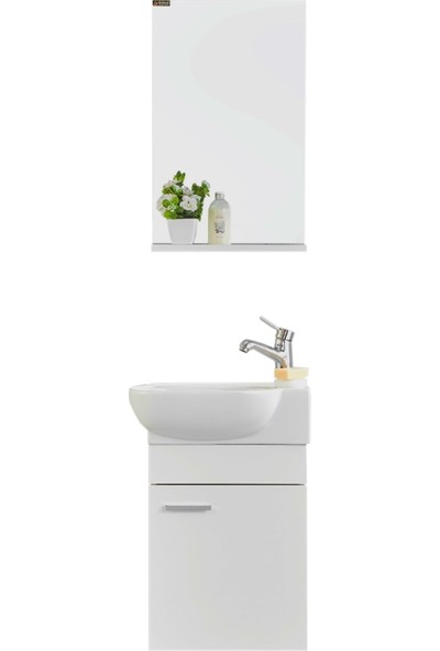 Gold Ban-yom Oliy 45 Cm Banyo Dolabı Takım