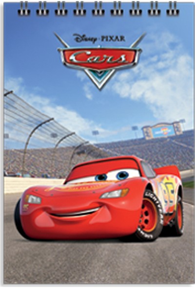 Cars A7 42 Yaprak Spiralli Bloknot