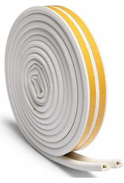 Mastercare Kapı Pencere Ses Isı İzolasyon Bantı 10 m Çift Sıra Beyaz 427468