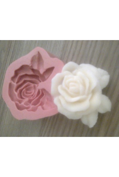 Pazarhan Yapraklı Gül Silikon Sabun Kalıbı