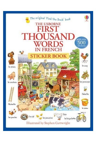 First Thousand Words In French Sticker Book - Heather Amery First Thousand Words In French Sticker Book - Heather Amery