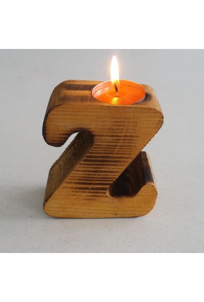 Benim Kınam Dekoratif Ahşap Hediyelik Harf Mumluk Doğal Masa Üstü Z Harf Benim Kınam Dekoratif Ahşap Hediyelik Harf Mumluk Doğal Masa Üstü Z Harf