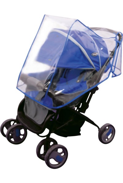 Alas Bebek Arabası Yağmurluğu Mavi