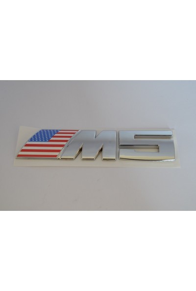 Bmw M5 Ameri̇kan Bayraklı Küçük Arka Bagaj Yazısı