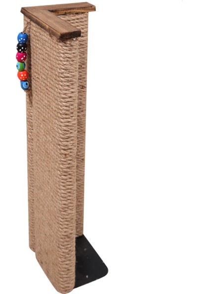 Toprak Köşe Tırmalama Tahtası Boncuklu