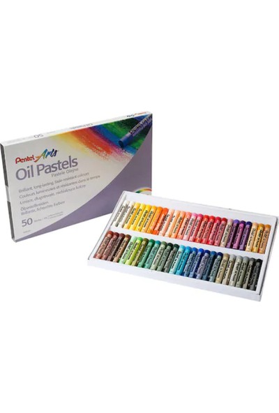 Pentel Pastel Boya Yağlı 50 Renk Phn50