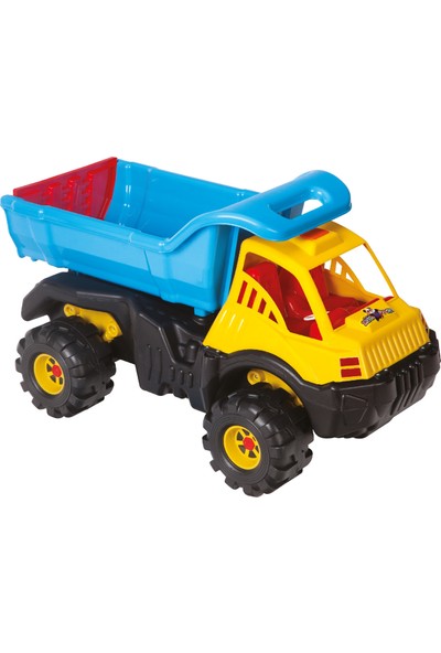 Güçlü Toys 6 Tekerlekli Oyuncak Dev Damperli Kamyon Plaj Seti Güçlü Toys 6 Tekerlekli Oyuncak Dev Damperli Kamyon Plaj Seti
