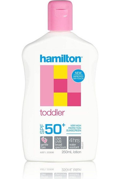 Hamilton Toddler Lotion SPF 50+ 250 ml - Çocuklar İçin Güneş Koruyucu Losyon