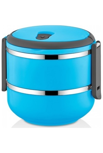 Freshbox Sefer Tası Saklama Kabı 2 Katlı Model 1,50 lt Mavi Freshbox Sefer Tası Saklama Kabı 2 Katlı Model 1,50 lt Mavi