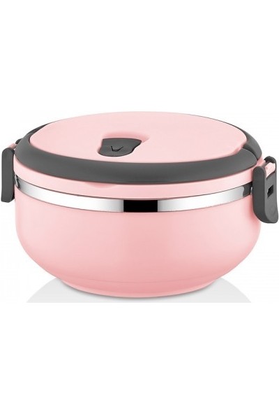 Freshbox Sefer Tası Saklama Kabı Tekli Model 0,75 lt Pudra Pembe Freshbox Sefer Tası Saklama Kabı Tekli Model 0,75 lt Pudra Pembe