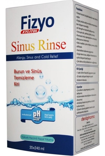 Fizyo Sinus Rinse Yetişkin 240 ml