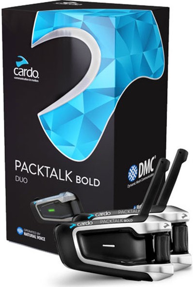 Cardo Packtalk Bold Duo Bluetooth ve Intercom (Ikili Paket) Cardo Packtalk Bold Duo Bluetooth ve Intercom (Ikili Paket)
