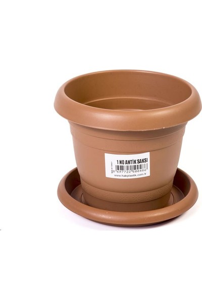 Hak Plastik Antik Saksı No 1 Klasik Bahçe Çiçek Saksısı