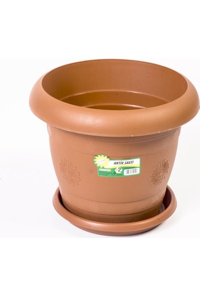 Hak Plastik Antik Saksı No 2 Klasik Bahçe Çiçek Saksısı