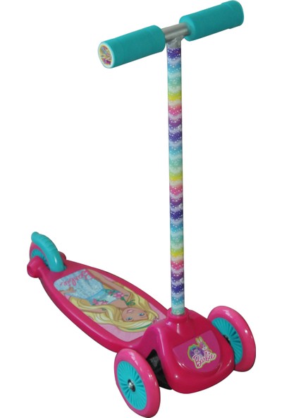 Barbie 3 Tekerlekli Frenli Twistable Çocuk Scooter