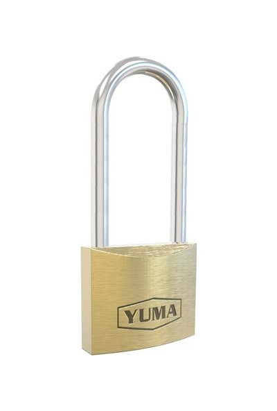 Yuma Asma Kilit Sarı 40Mm Uzun Kancalı Yuma Asma Kilit Sarı 40Mm Uzun Kancalı