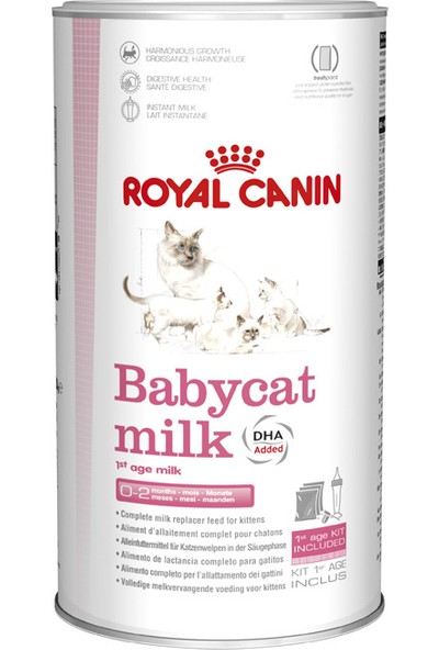 Royal Canin Babycat Milk Yavru Kedi Süt Tozu 300 gr + Biberon Seti