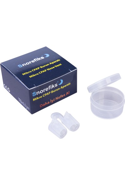 Snorefiks Horlama Önleyici Set - 2 Adet Ürün İçerir Snorefiks Horlama Önleyici Set - 2 Adet Ürün İçerir