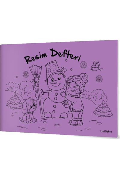 Uninote Pp Kapak Resim Defteri By. 30 Yp